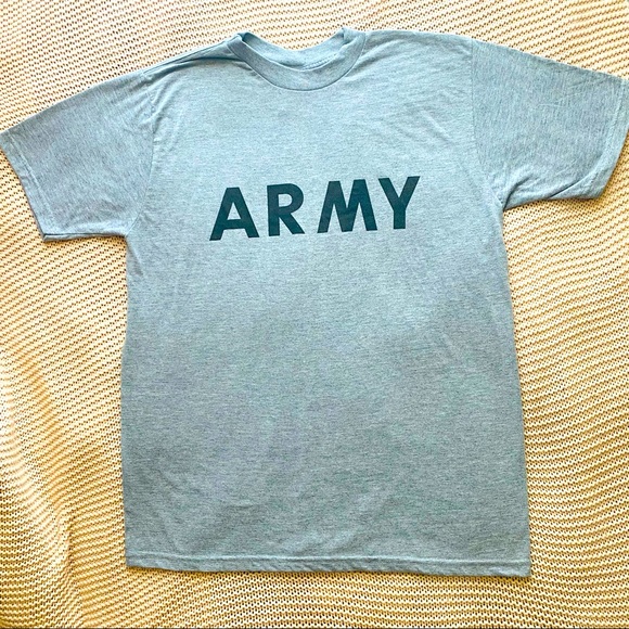 U.S. Army | Shirts | Army Standard Issue Military Fitness Teeshirt ...